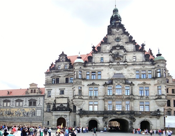 Stadt Dresden - Georgenbau (Georgentor), Jagdtor Stadt Dresden - Georgenbau (Georgentor), Jagdtor